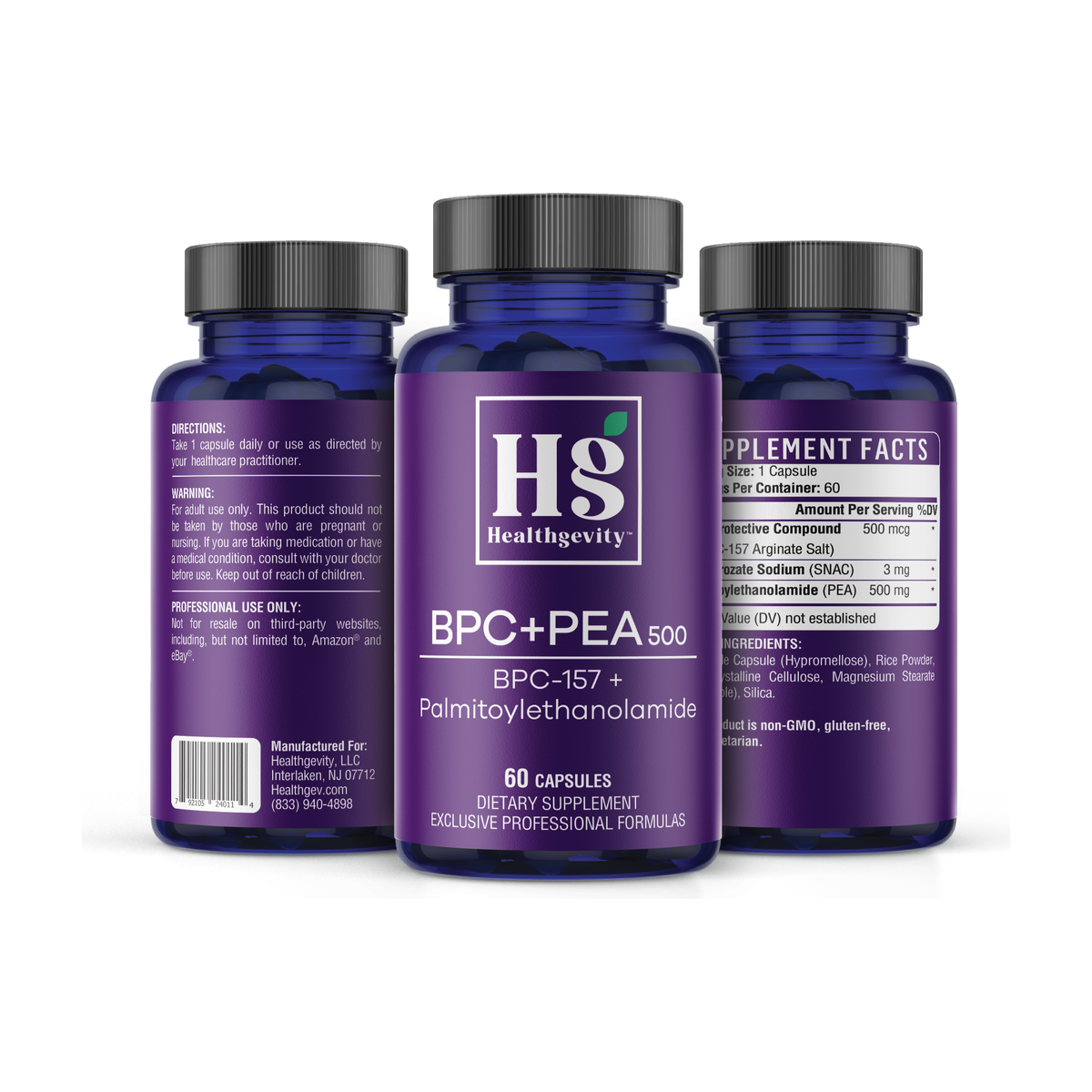 BPC + PEA 500 – Healthgevity